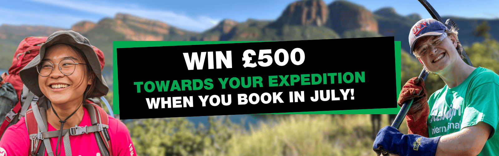 Win £500 towards your Raleigh Expedition - Raleigh International